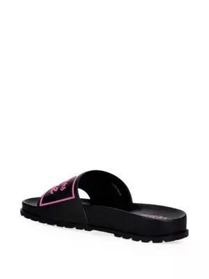 Versace Logo-print Slides