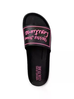 Versace Logo-print Slides