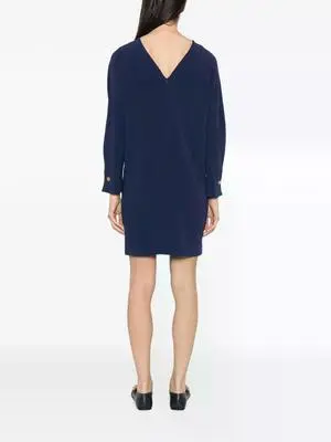 Max Mara Button-cuff Mini Dress