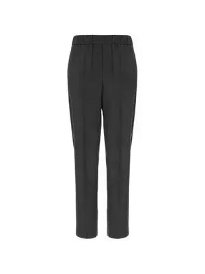 Peserico Bead-embellished Trousers - Grey