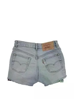 HTC LOS ANGELES Bandana-insert Frayed Shorts