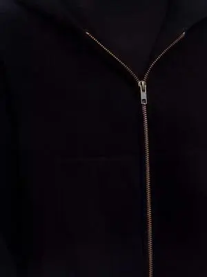 LISA YANG Lilia Hoodie Cardigan - Black