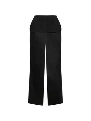 Rick Owens Seam-detail Leather Trousers