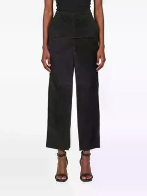 Rick Owens Seam-detail Leather Trousers