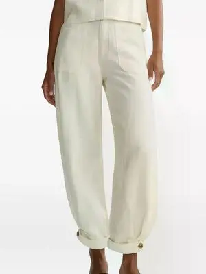 DL1961 Taylor Barrel Trousers - White