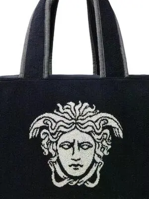 Versace Terry-cloth Jacquard Gym Bag
