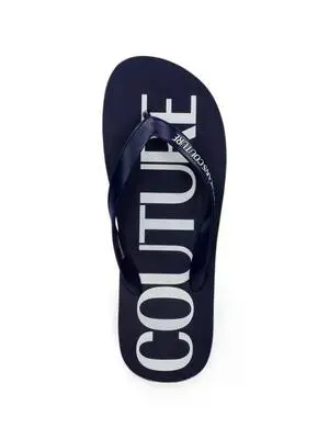 Versace Logo-print Flip Flops