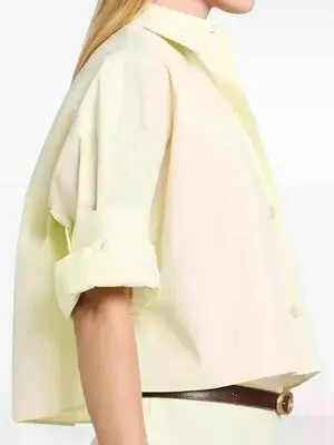TWP Next Ex Cropped Linen Shirt