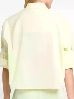 TWP Next Ex Cropped Linen Shirt