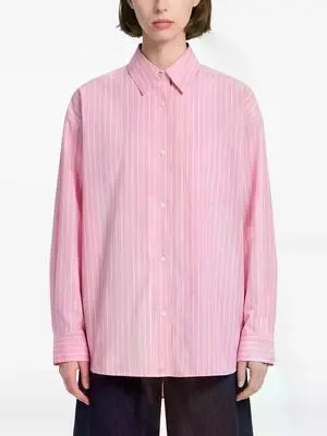 Marni Vertical-stripe Chest-pocket Shirt