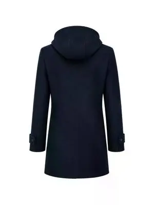 YVES SALOMON Double-sided Hooded Coat - Blue