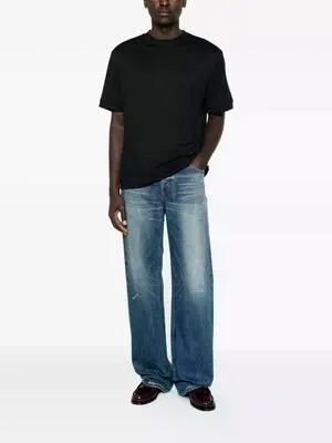 PAOLO PECORA Crew-neck T-shirt - Black
