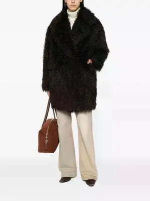 Tagliatore Bouclé-texture Double-breasted Coat
