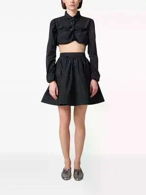 MSGM Pleated A-line Mini Skirt