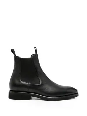 TOM FORD Leather Chelsea Boots - Black