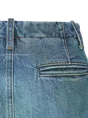 MAISON MARGIELA Faded Pleated Jeans