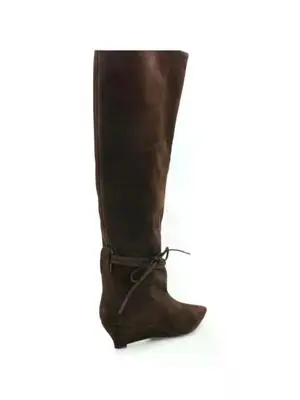 ODISSI Lace-up Wedge-heel Boots