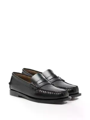 SEBAGO Madison Square-toe Loafers - Black