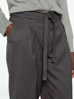 Peserico Pleated Belted Trousers