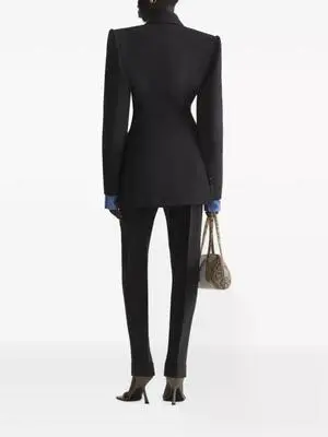 MUGLER Twisted Double Breasted Jacket - Grey