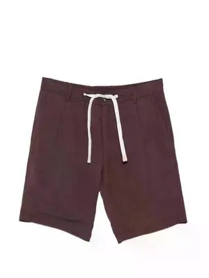 Eleventy Drawstring-waist Shorts - Red
