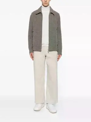 Eleventy Knit-sleeves Jacket