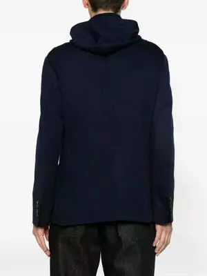 Eleventy Hooded Wool Jacket