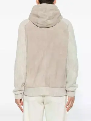 Eleventy Suede Panelled Jacket