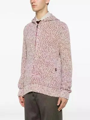 Eleventy Zip-up Hood Cardigan