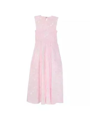 Cecilie Bahnsen Christy Floral-jacquard Dress - Pink