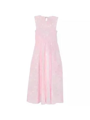 Cecilie Bahnsen Christy Floral-jacquard Dress - Pink