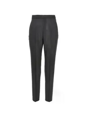 JIL SANDER Pinstripe-pattern Tailored Trousers - Grey