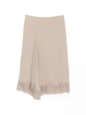 P.a.r.o.s.h Arnia Midi Skirt - Neutrals