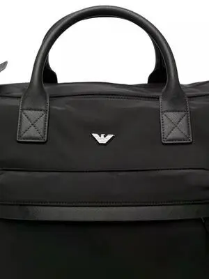 Emporio Armani Logo Plaque Holdall