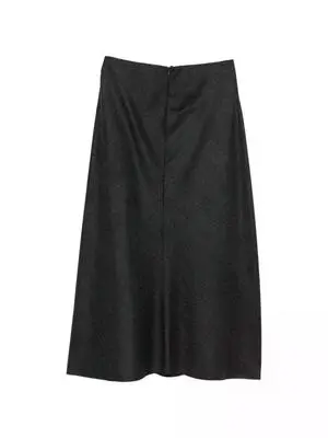 Giorgio Armani Asymmetric Draped Midi Skirt