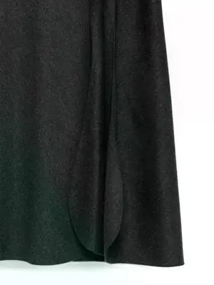 Giorgio Armani Asymmetric Draped Midi Skirt