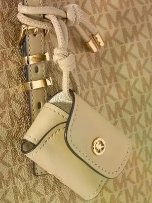 Michael Kors Monogram-print Striped Tote Bag