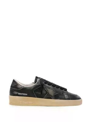 GOLDEN GOOSE Stardan Leather Star Sneakers - Black
