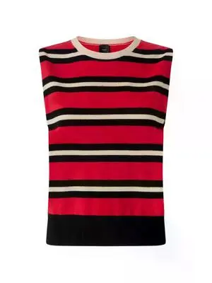 Pinko Striped Knitted Vest