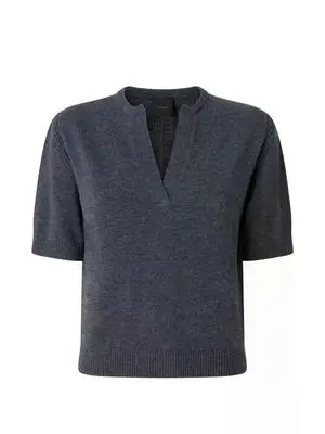Pinko Short-sleeve V-neck Sweater