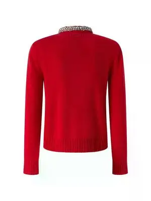 Pinko Embellished-collar Cardigan