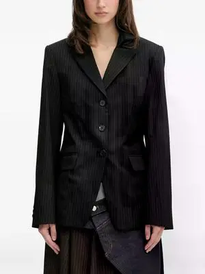Andersson Bell Pinstripe-pattern Reversible Blazer