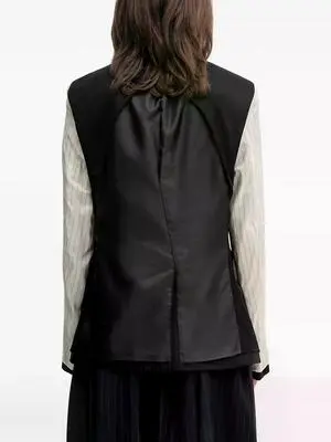 Andersson Bell Pinstripe-pattern Reversible Blazer