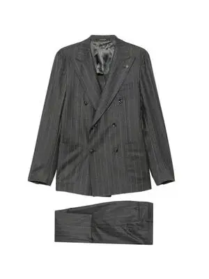 Tagliatore Stripe-pattern Double-breasted Suit