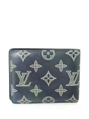 LOUIS VUITTON Monogram Shadow Wallet - Blue