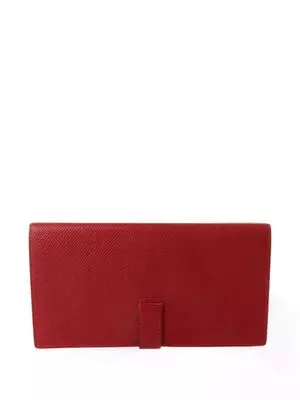Hermès Bearn Epsom Long Wallet - Red