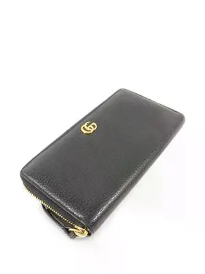 Gucci Gg Marmont Leather Wallet - Black