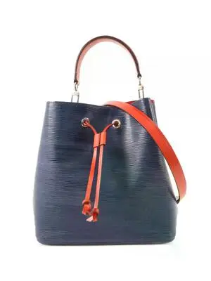 LOUIS VUITTON Epi Leather Drawstring Shoulder Bag - Blue