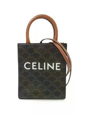 Celine Mini Vertical Cabas Tote Bag - Brown