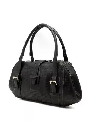 Loewe 2005 Embossed Leather Senda Handbag